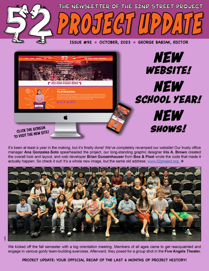 Complete Project Update Newsletter Archive – 52nd Street Project